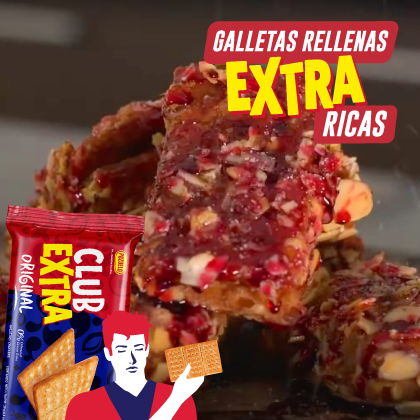 Galletas rellenas - Galletas Club Extra