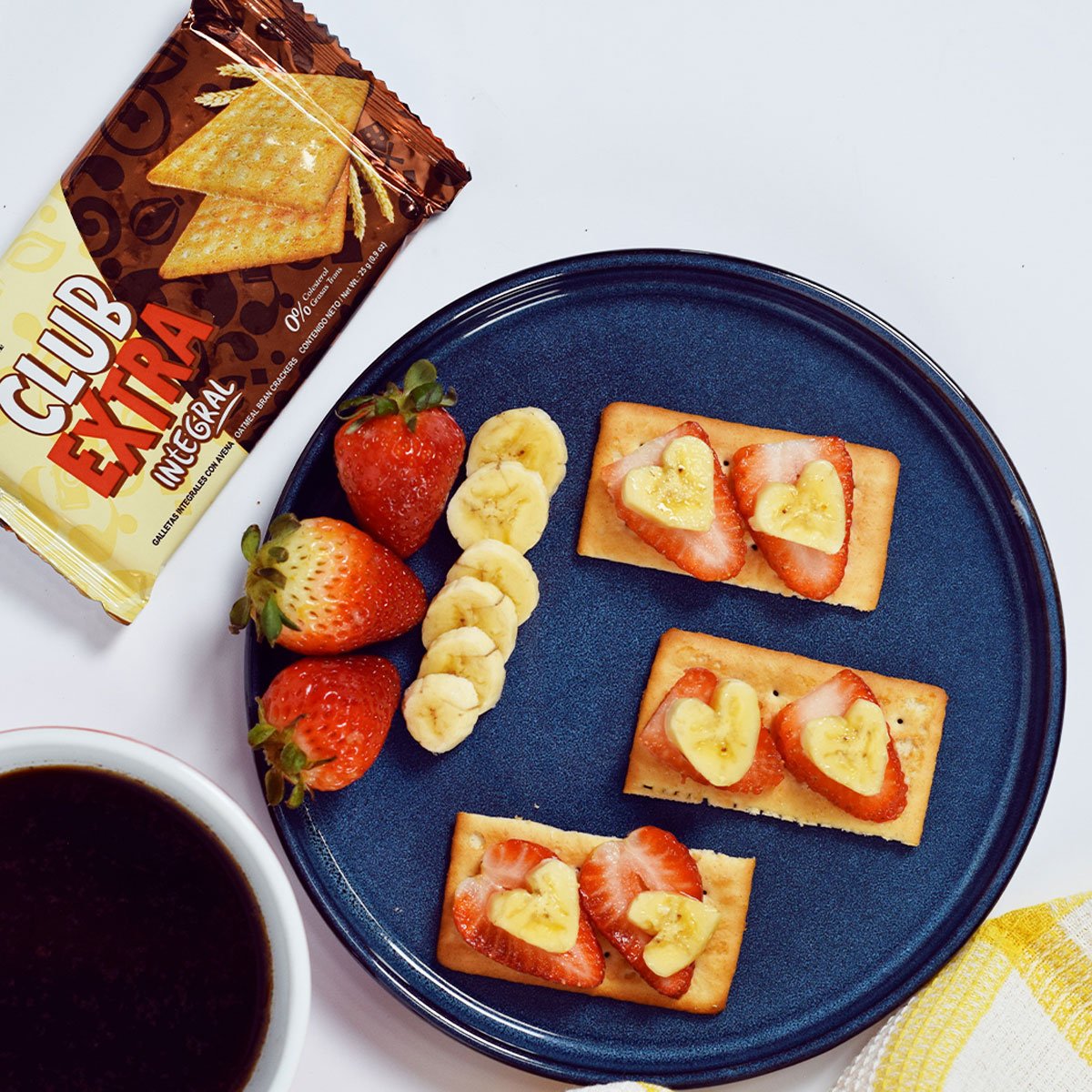 Galletas con topping de frutas - Galletas Club Extra